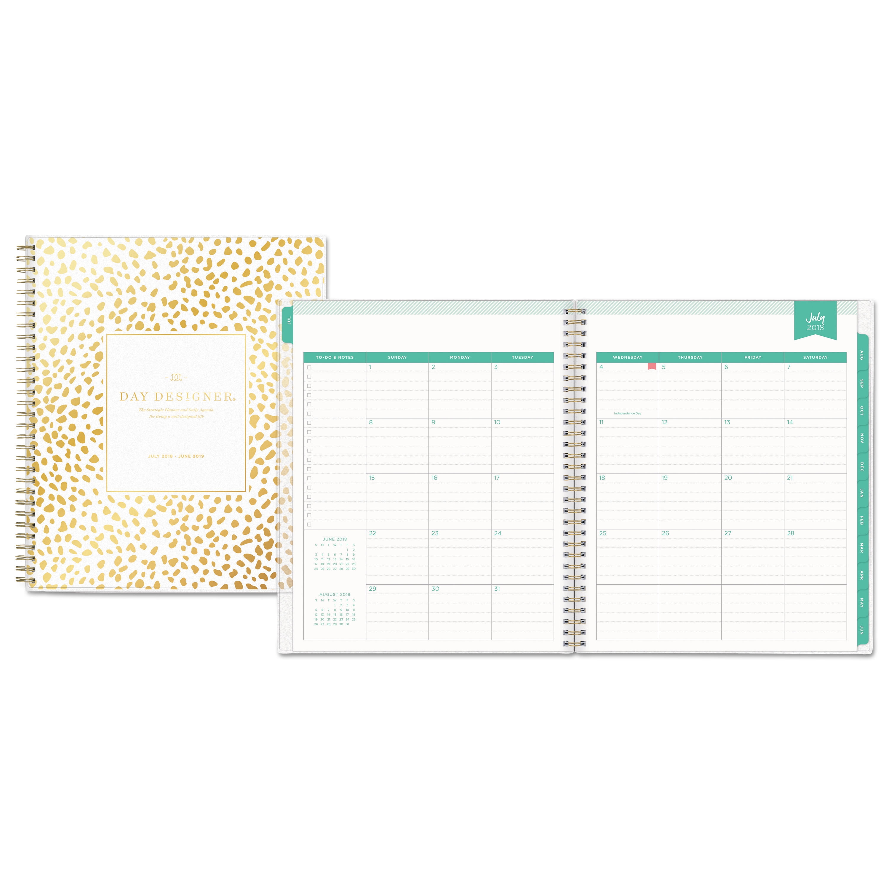 Blue Sky Day Designer Academic Year Daily Monthly Frosted Planner 8 X blue-sky-day-designer-academic-year-daily-monthly-frosted-planner-8-x