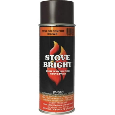 Stove Bright 6230 12 oz Golden Fire Brown Stove Bright High Temperature ...