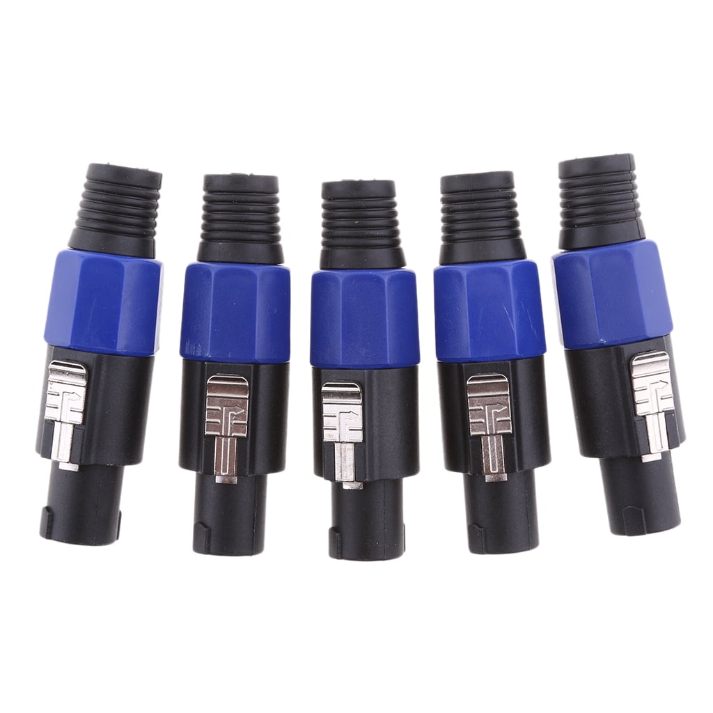 Connector Male Professional Audio Cable Plug Adapter - Walmart.com