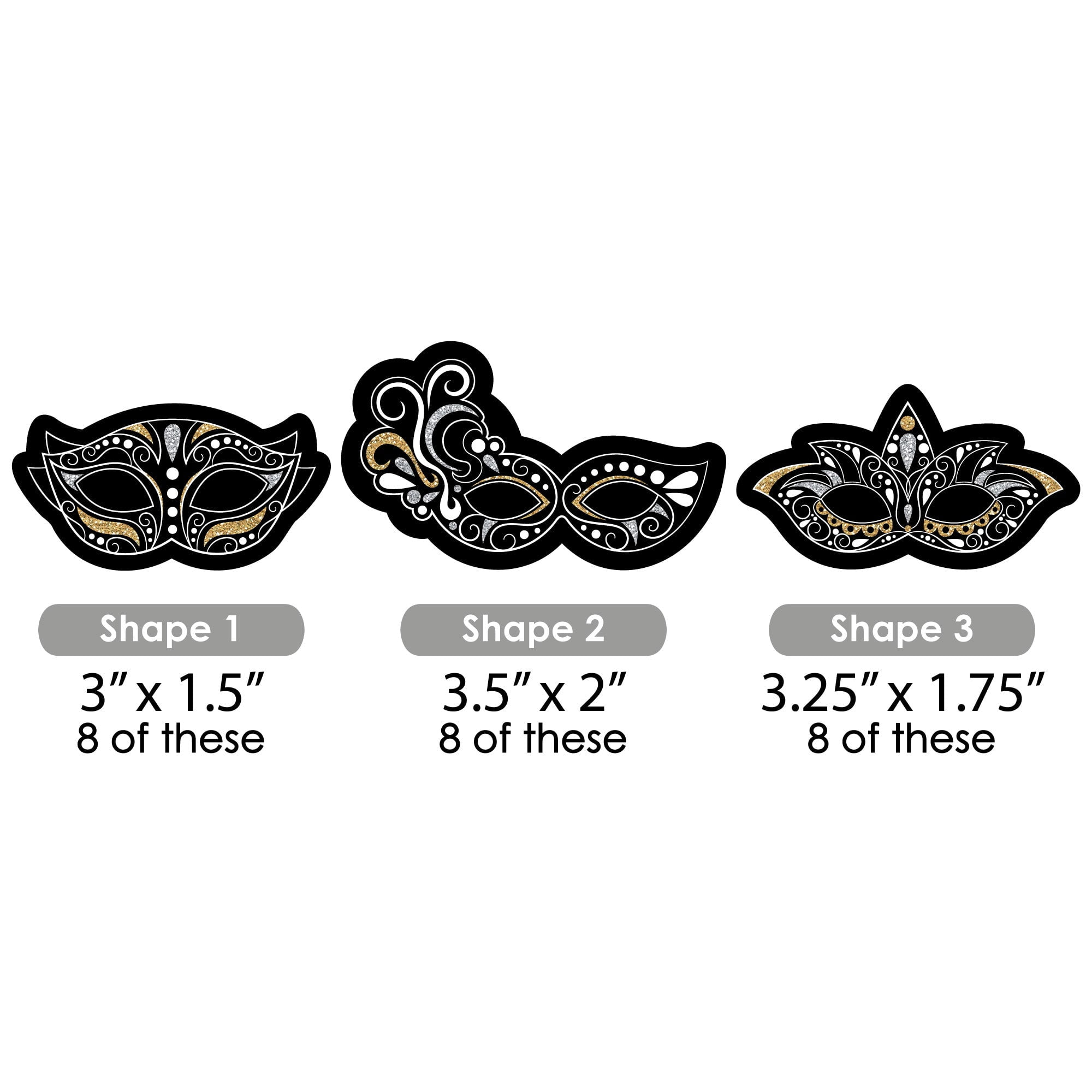 Venetian Masks Template