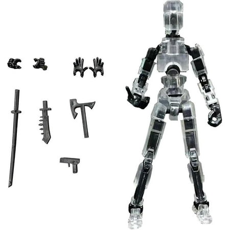T13 Action Figure, Titan 13 Action Figure With 4 Types Of Weapons And 3 ...
