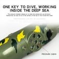 Mini RC Nuclear Submarine, 2.4GHz 6CH Remote Control Submarine with One ...
