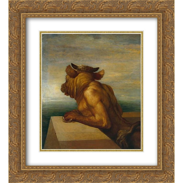 George Frederick Watts 2x Matted 20x24 Gold Ornate Framed Art Print ...