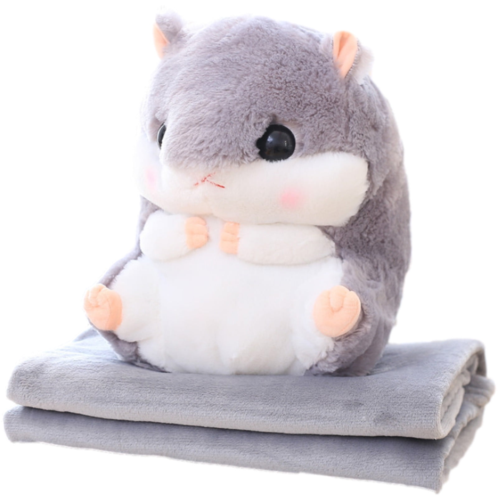 YZHM Cute Plush Hamster Throw Pillow ,Cartoon Stuffed Animal Toys ...