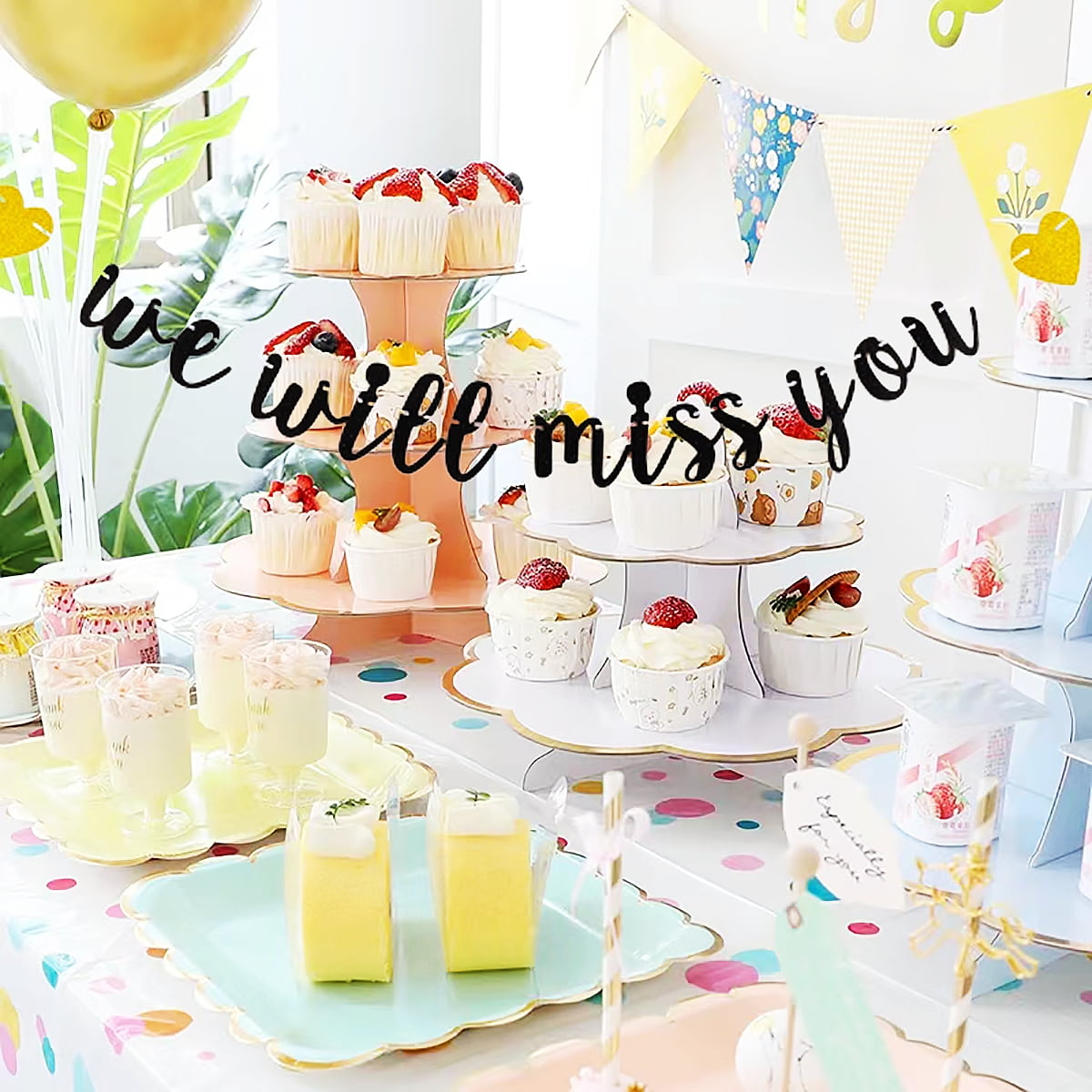 Buy Retirement Decoration Banner Farewell Party Go Away Party We Will ...