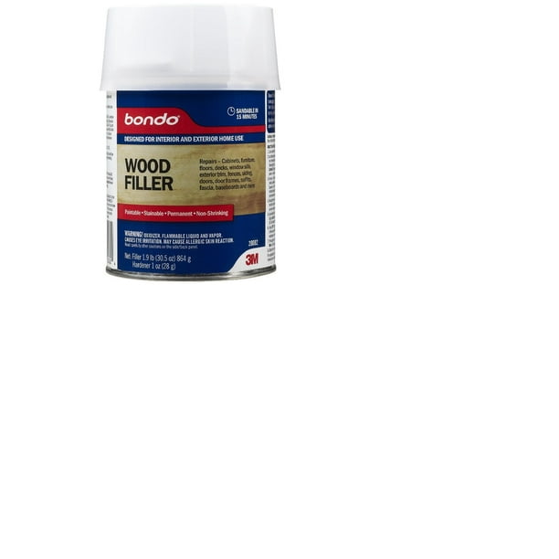 3M Bondo Home Solutions Wood Filler for Window Seal and Wall Repair ...