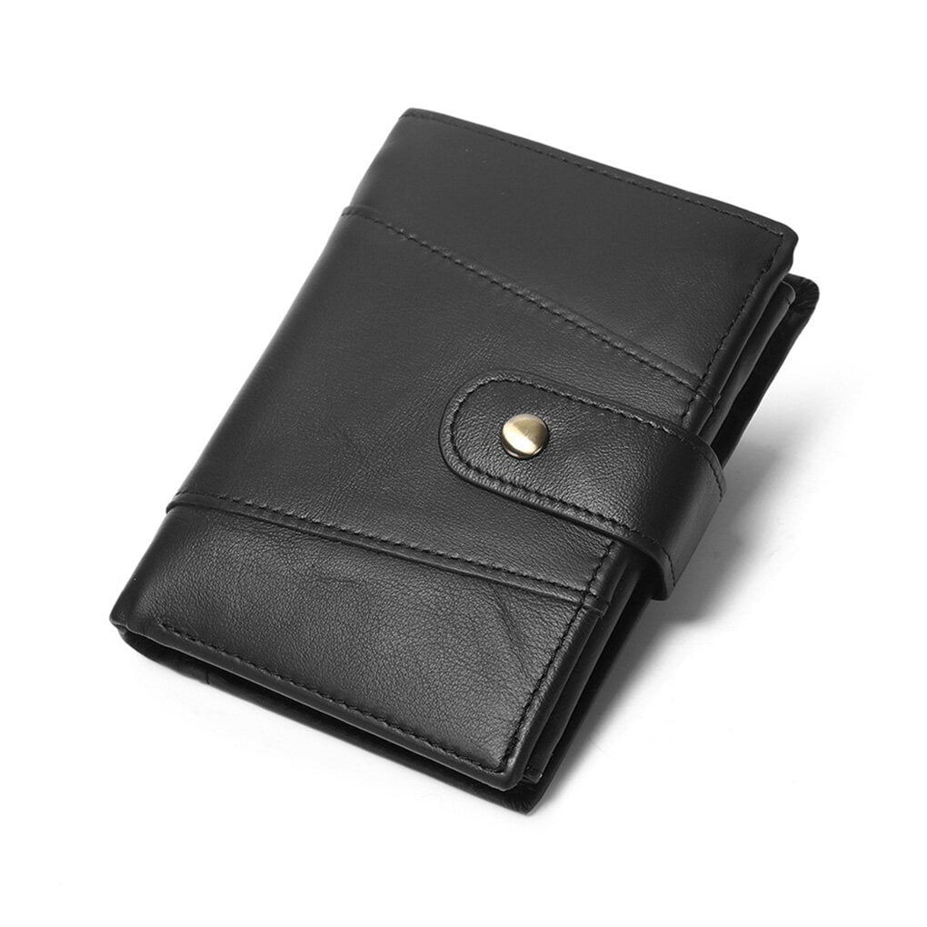 TureClos Male Purse Leather Wallet Card Holder Money Bag Multi-layer ...