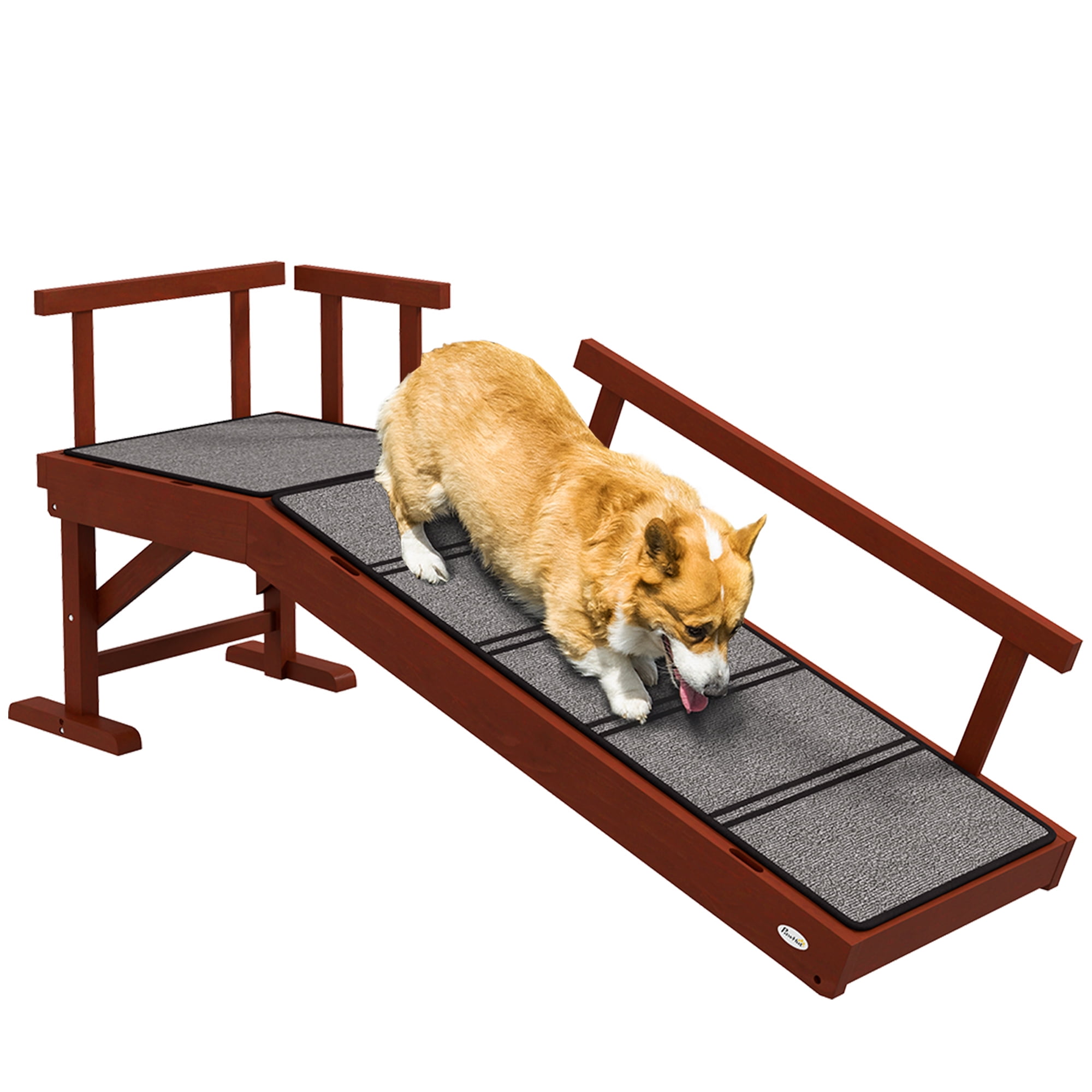 Click here for Pawhut Wooden Dog Ramp For Large Dogs  49 Long Pet... prices