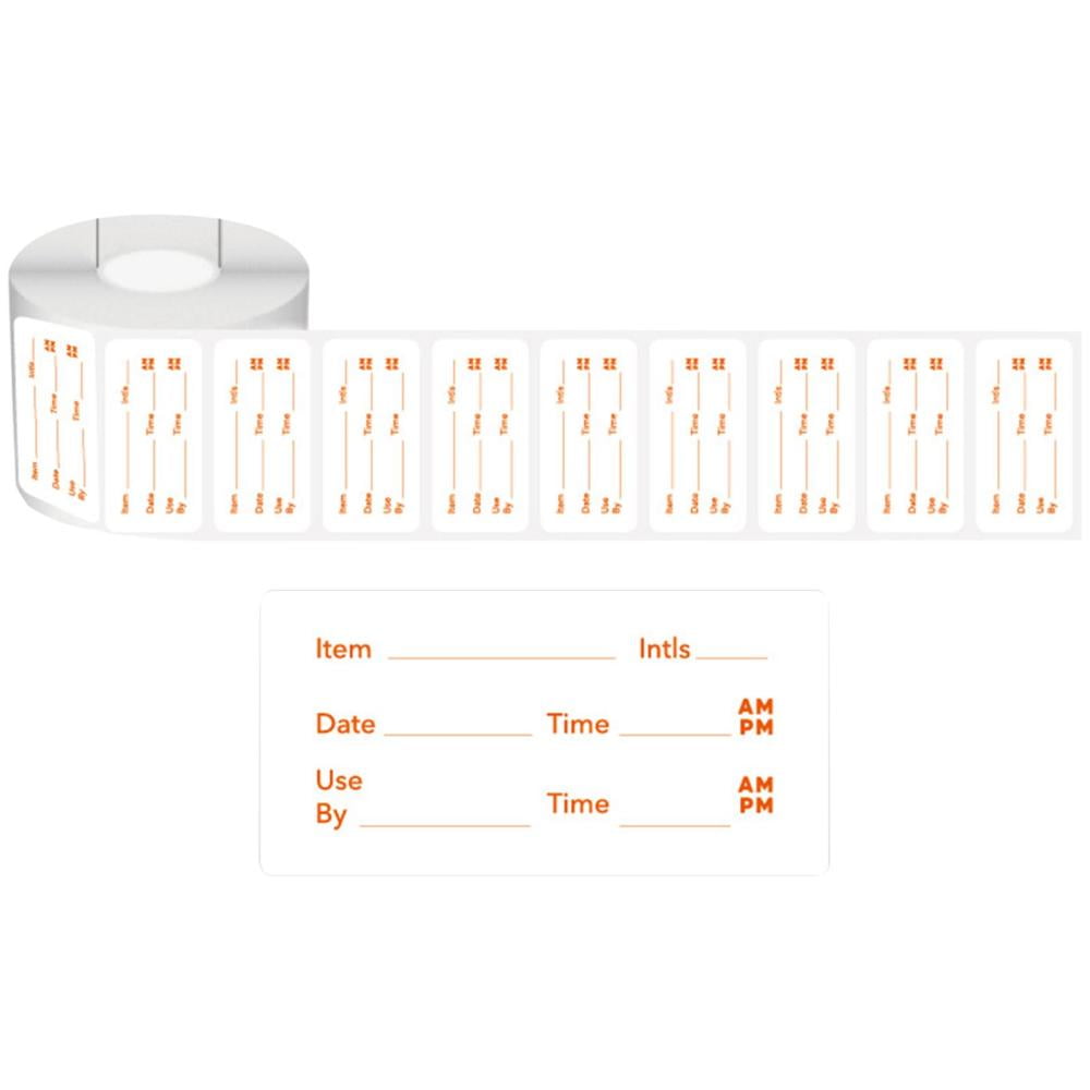 Dissolvable Food Labels | 1*2inch Food Date Labels Stickers | Canning ...