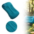 Inflatable Neck Pillow Ergonomic U Shape Design Soft Material Travel ...