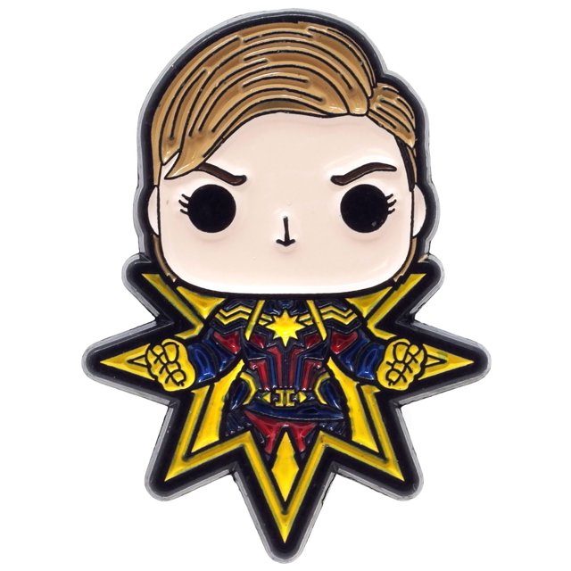 Funko POP! Pin Captain Marvel Collectors Corps Pin Collector Corps ...