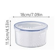 4 In 1 Food Storage Container for Fridge and Countertop Transparent ...