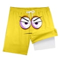 Boys Swimwear Outfit Casual Trunks Face Prints Shorts Comfortable ...