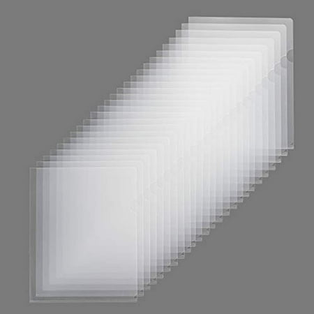 Sooez 25 Pack clear Document Folder Project Pockets, copy Safe Letter ...