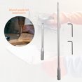 1Set Durable Steel Drill Bit Extension Rod Set for Carpentry and Hand ...