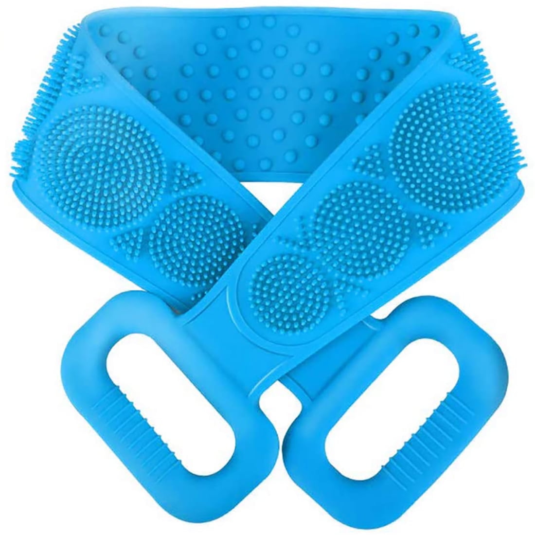 2pack Silicone Back Scrubber For Shower Handle Body Washer