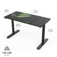 Free Shipping! Eureka Ergonomic 47x23 Inch Computer Desk, Black Office ...