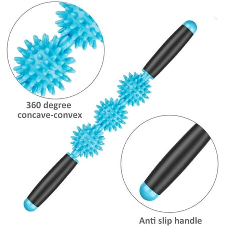 FanShow Muscle Roller Stick, Sports Massage Roller for Sore Muscles ...