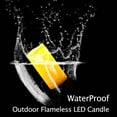 Waterproof LED Pillar Candle 3x6, Battery Operated, Flameless, Timer ...