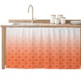 Cabinet Curtains 28"W x 51"L, Morocco Orange Sink Skirt for Bathroom ...