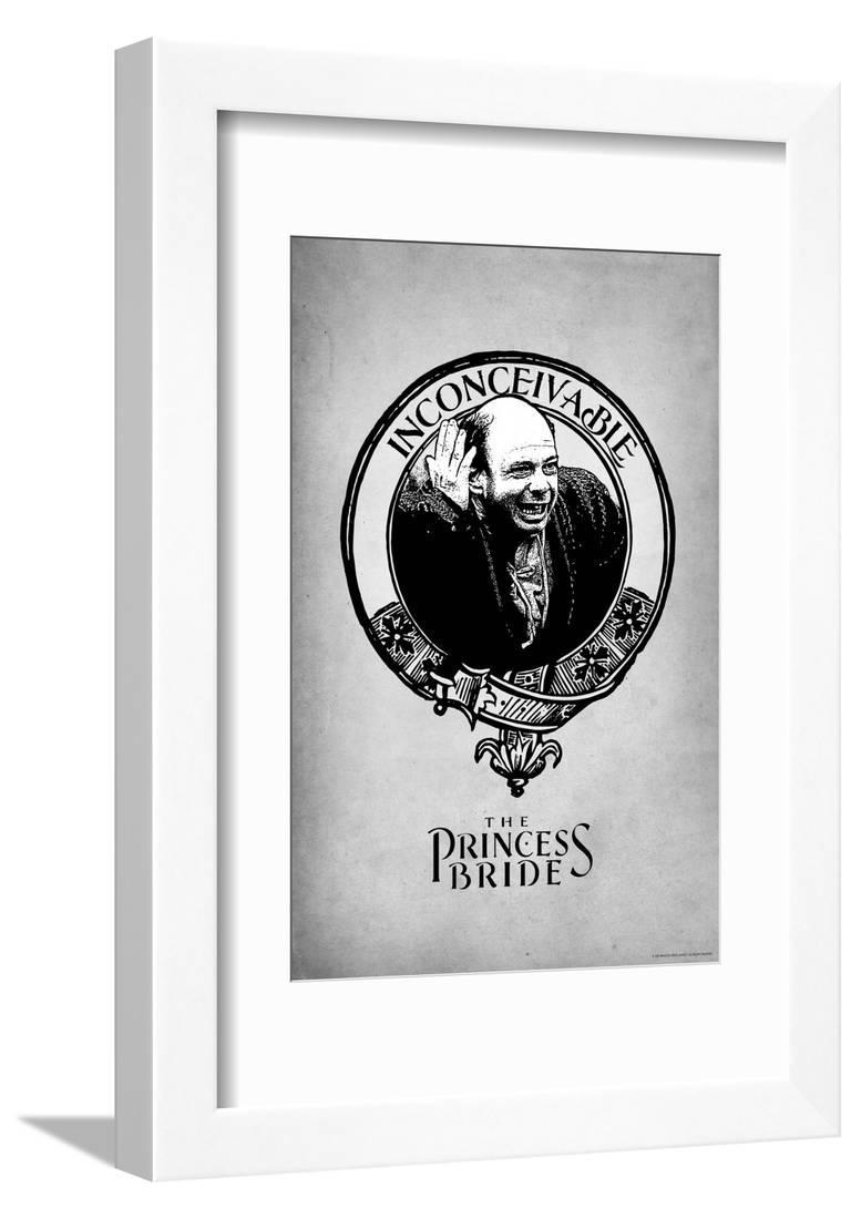 The Princess Bride Vizzini Framed Print Wall Art Sold by Art.Com ...