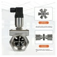 Stainless Steel Turbine Flow Meter, 4-20mA Transmitter, Pulse Output ...