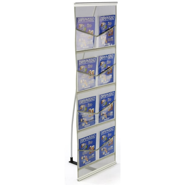 Trade Show Magazine Literature Rack, Portable, Floor Standing, Carry ...