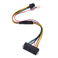 ATX Power Supply Cable PCIe 6 Pin to ATX 24 Pin Power Supply Cable ...