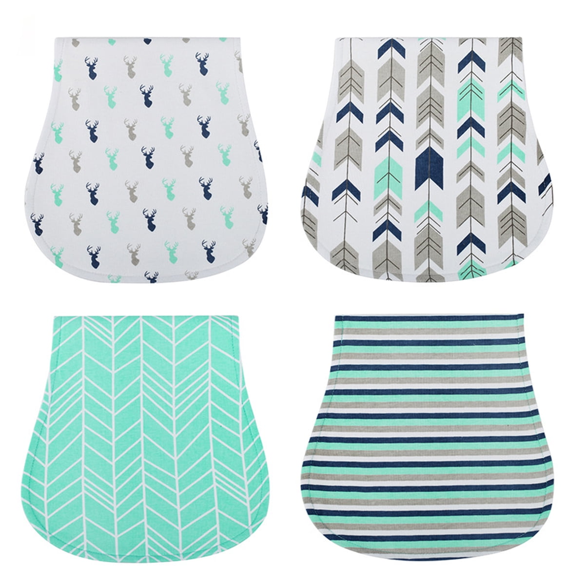 Baby Burp Cloths, Soft Cotton, Baby Washcloths, Face Towel, Burping ...