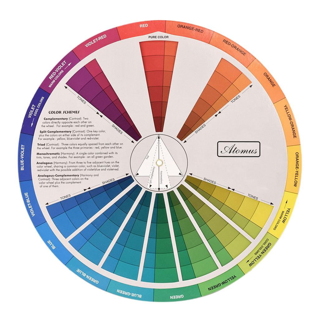 Color Wheel Paint Mixing
