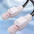 10 x Network Connectors Tool-Free RJ45 CAT6 LAN UTP Cable Plug Without ...