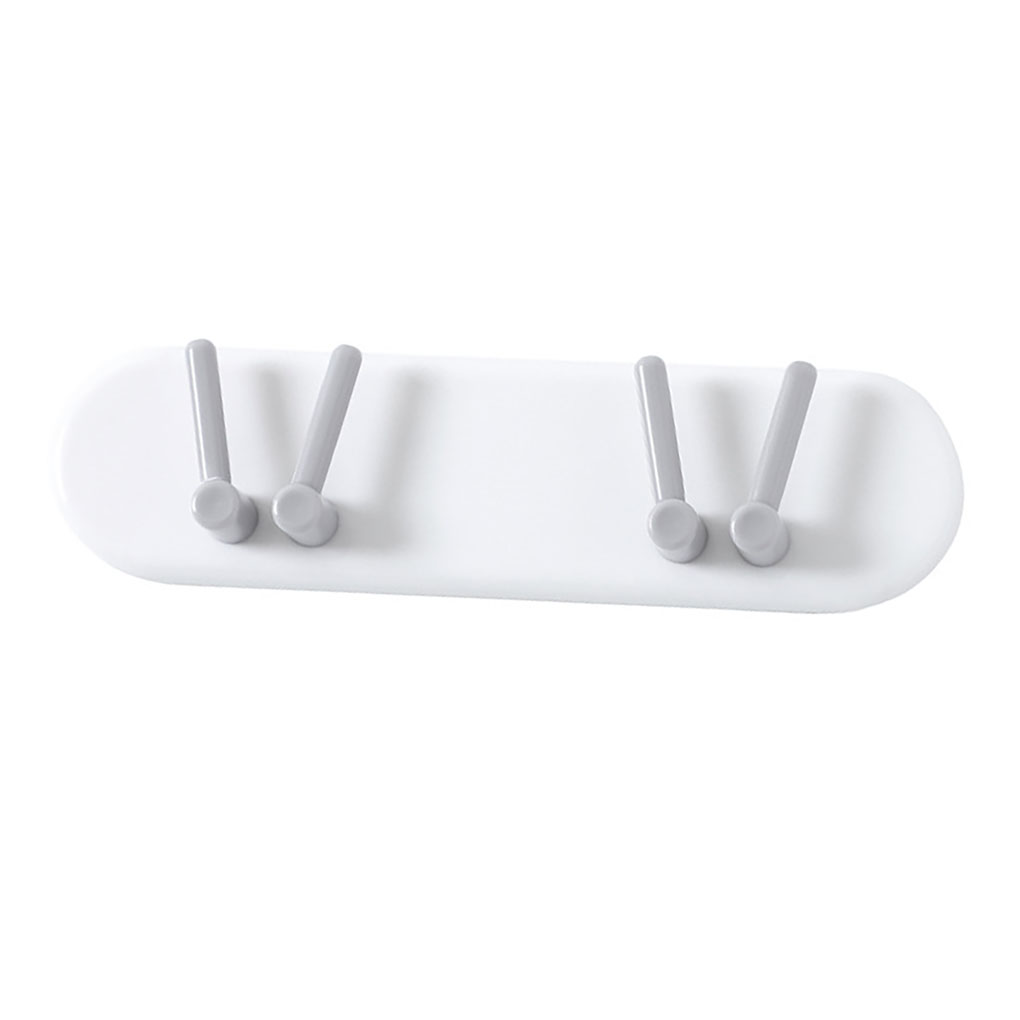 Toothbrush Holder Bathroom Hook Rack Wall Mounted Storage Shelf Hanging ...