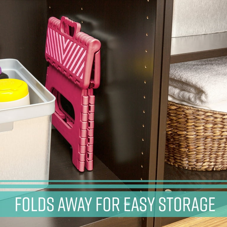 Simplify 9 Stripe Top Folding Step Stool Clearance | fabricadascasas.com Simplify 9 Stripe Top Folding Step Stool Clearance | fabricadascasas.com