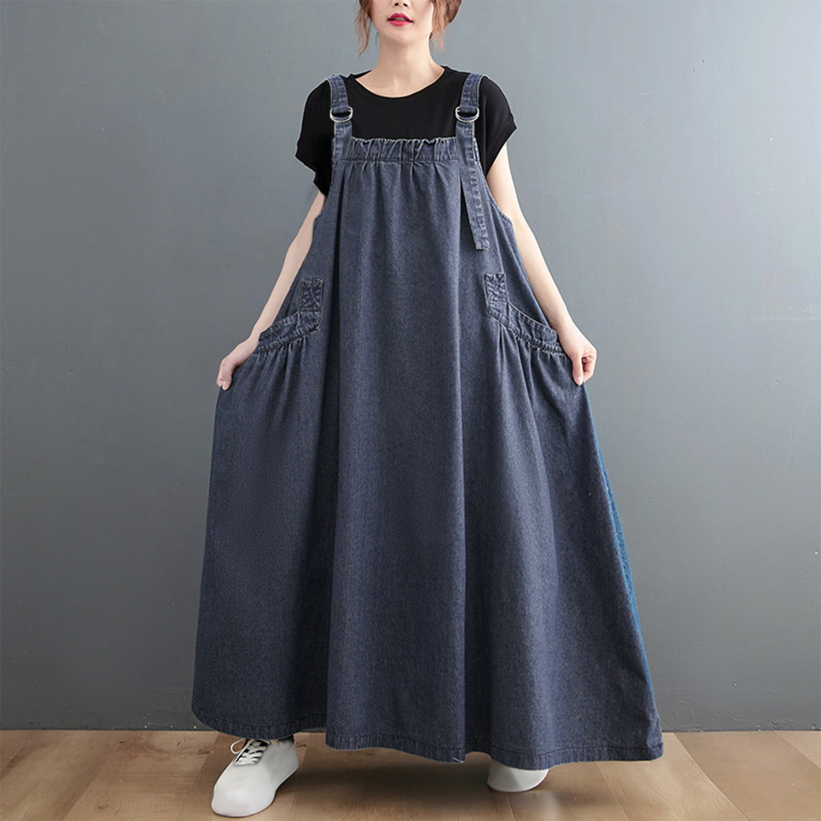 Click here for Lovzfmll Dresses Womens Suspender Long Skirt Loose... prices