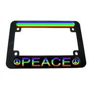 Rainbow LGBTQ Gay Pride Pattern License Plate Frame - Walmart.com