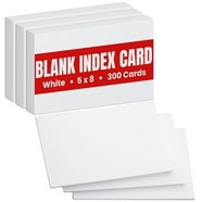 Staples 5" x 8" Index Cards Blank White 1000/Carton ST51005-CCVS ...