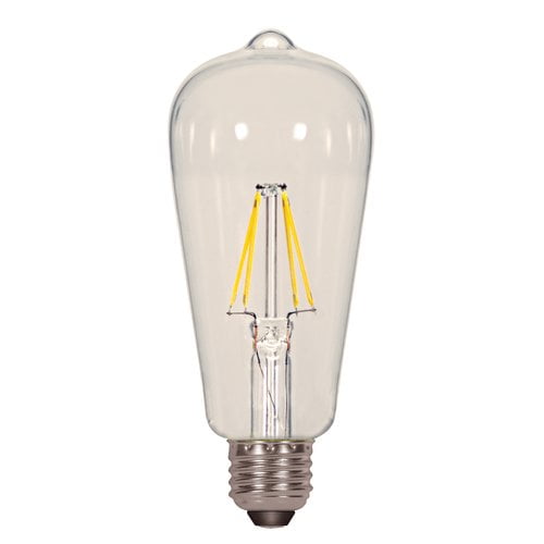 SatcoProductsandLighting 7 Watt (60 Watt Equivalent), ST19 LED ... SatcoProductsandLighting 7 Watt (60 Watt Equivalent), ST19 LED ...