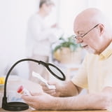 Brightech LightView Pro Flex Magnifying Lamp - 2 in 1 Clamp Table ...