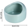 1-4PC Ceramic Hamster Bowl No Spill No Turnover Small Animal Food Dish ...