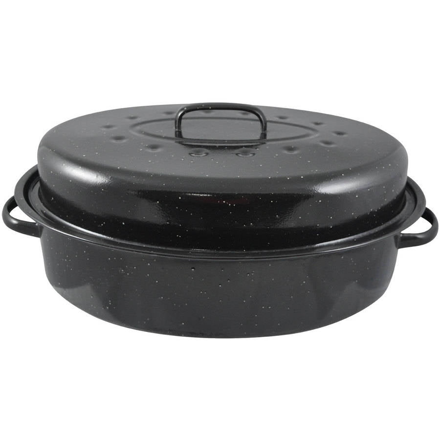 19" Enamel Roaster - Walmart.com - Walmart.com