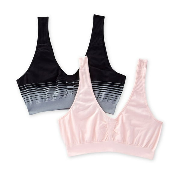 Bali Womens Bali X1j3 Comfort Revolution Microfiber Crop Bra 2 Pack