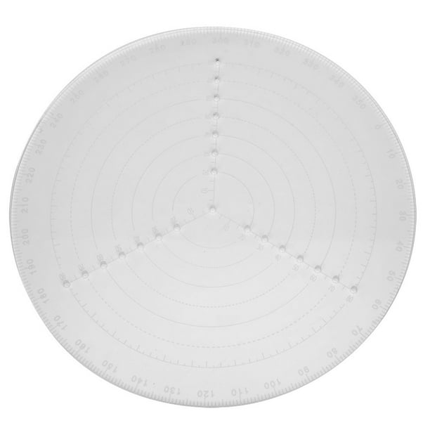 LLC Transparent Acrylic Center Finder Woodworking Compass for Circle ...