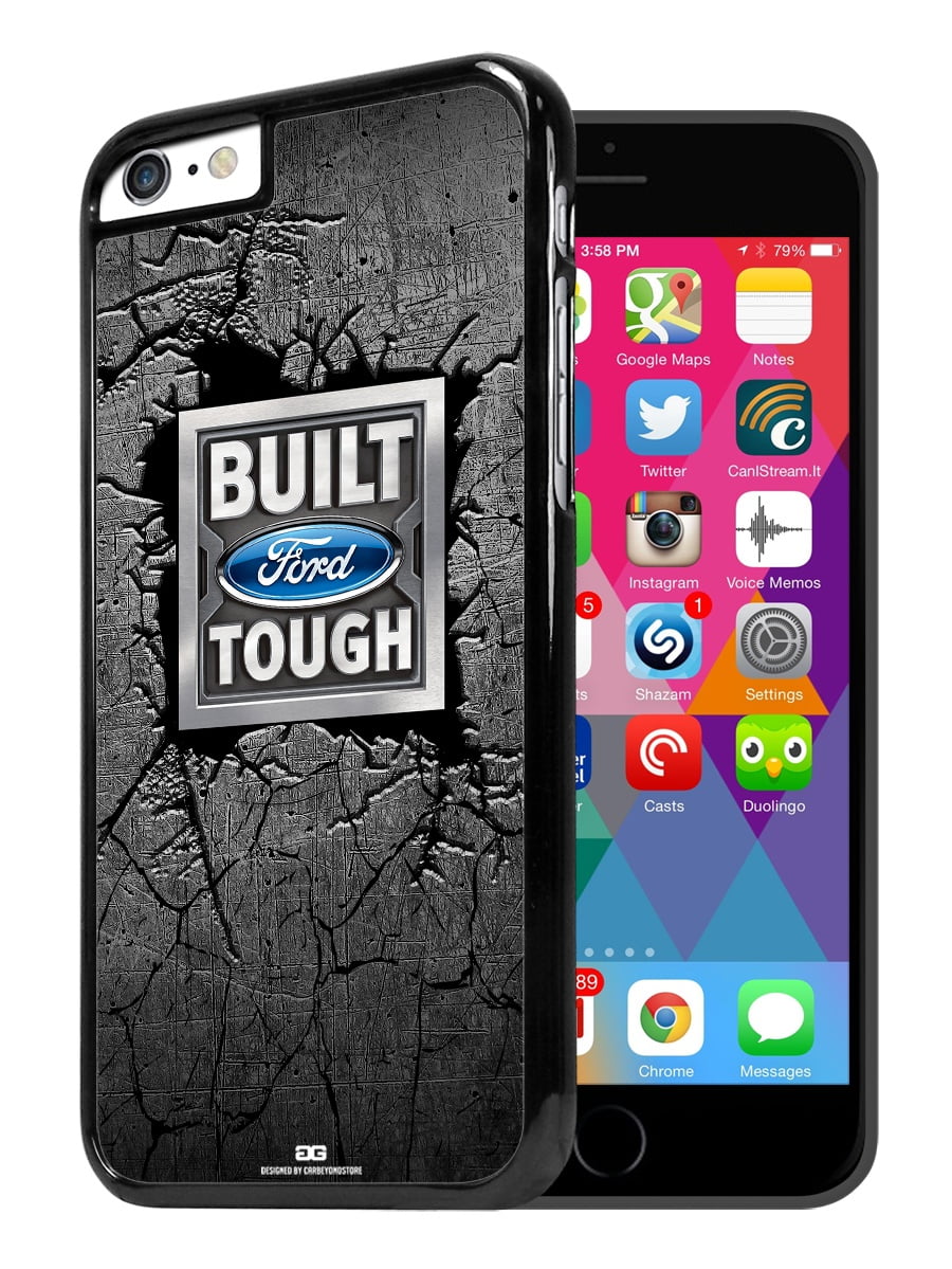 Built Ford Tough iPhone 6 Plus Black Cell Phone Case - Walmart.com