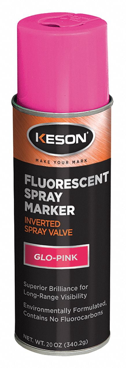 Keson Inverted Marking Paint,20 oz,Glo-Pink SP20GP - Walmart.com