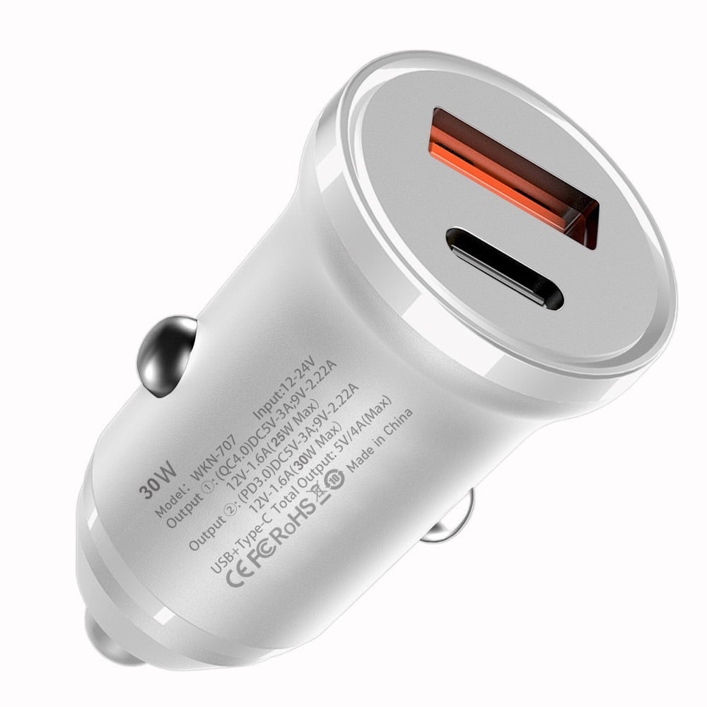 Click here for Yeacher Dual-Port 30w Qc4.0+Pd Fast Car Charger Wi... prices