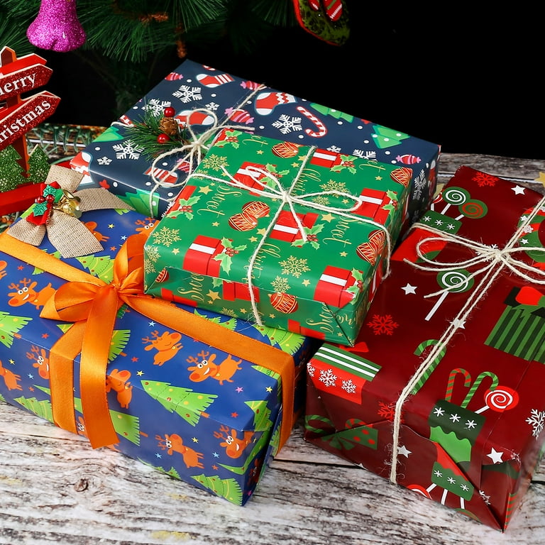 Christmas Wrapping Paper Background