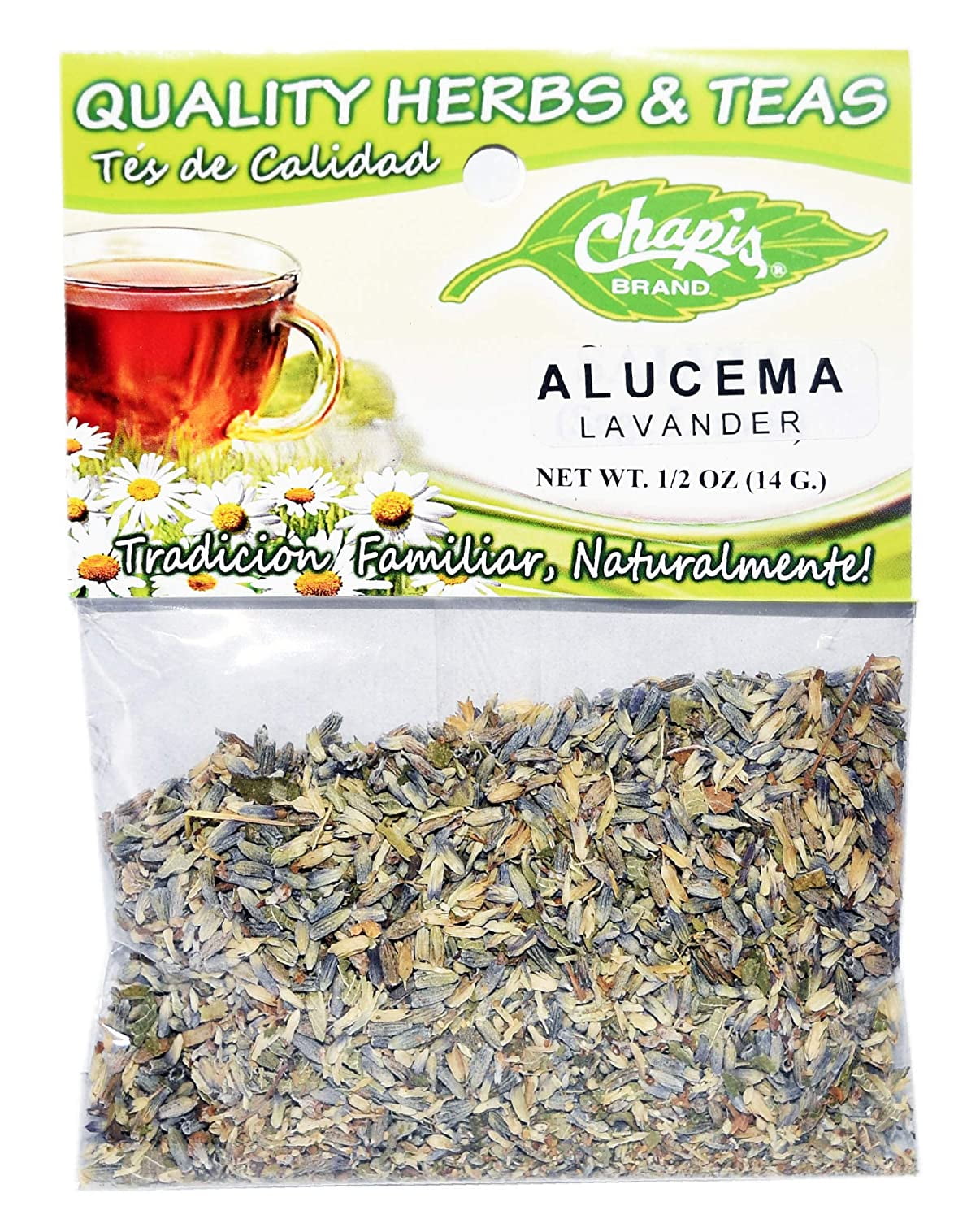 Chapis Lavander Flowers (Alucema) Natural Herbs Tea 1/2 oz. (2 Pack ...