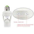 E27 LED Lamp Bulb Holder Light Socket Switch Infrared PIR Motion Sensor ...