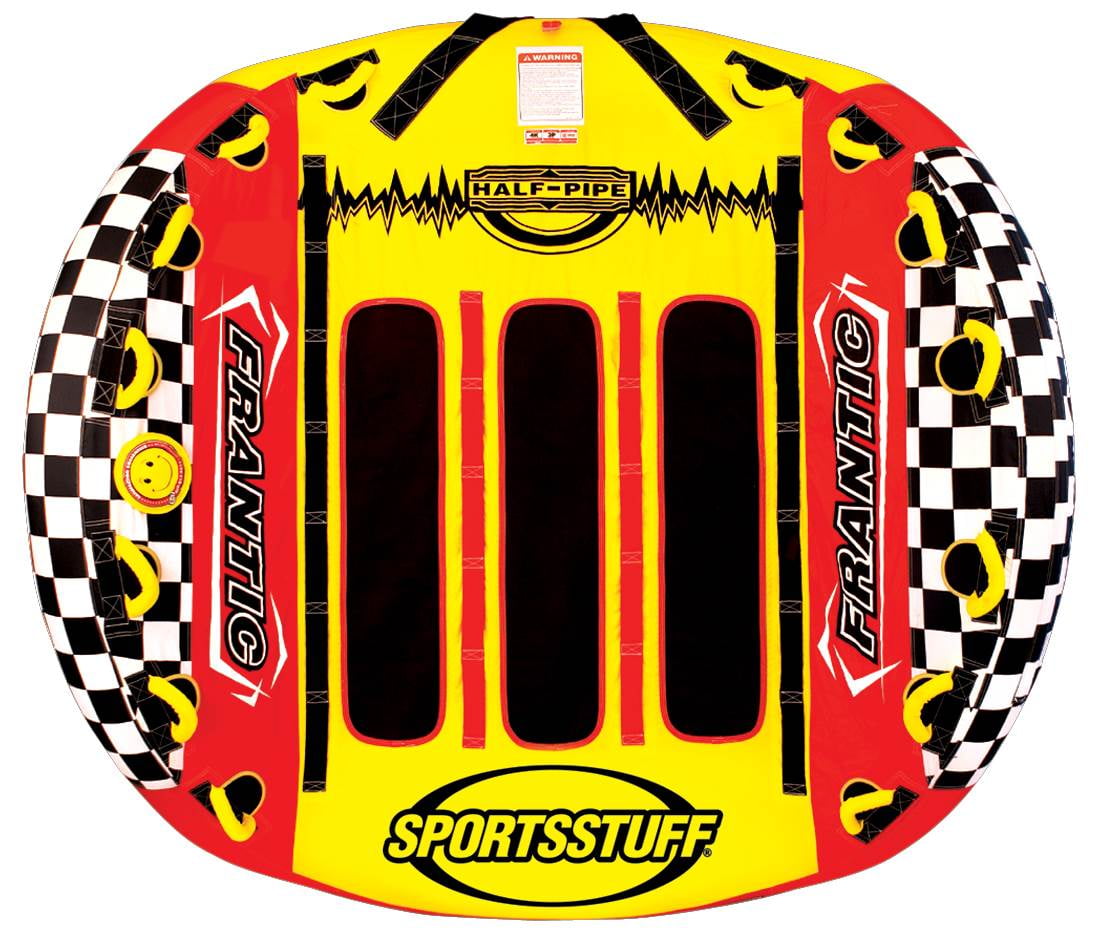 SPORTSSTUFF 53-2160 Half Pipe Frantic Triple Rider Towable Inflatable ...