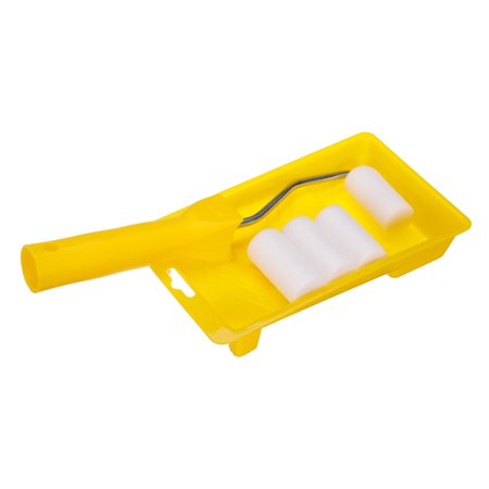 Uxcell Paint Roller Kit, 2Inch 5mm Thick Oily-Based Foam Paint Rollers ...